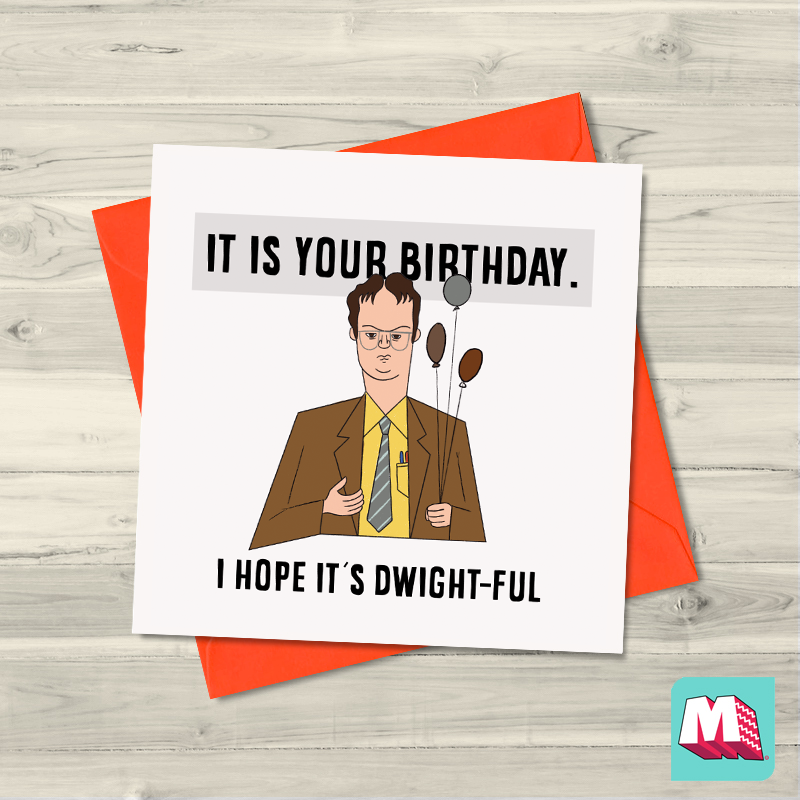 Dwight Birthday Card — Maktus