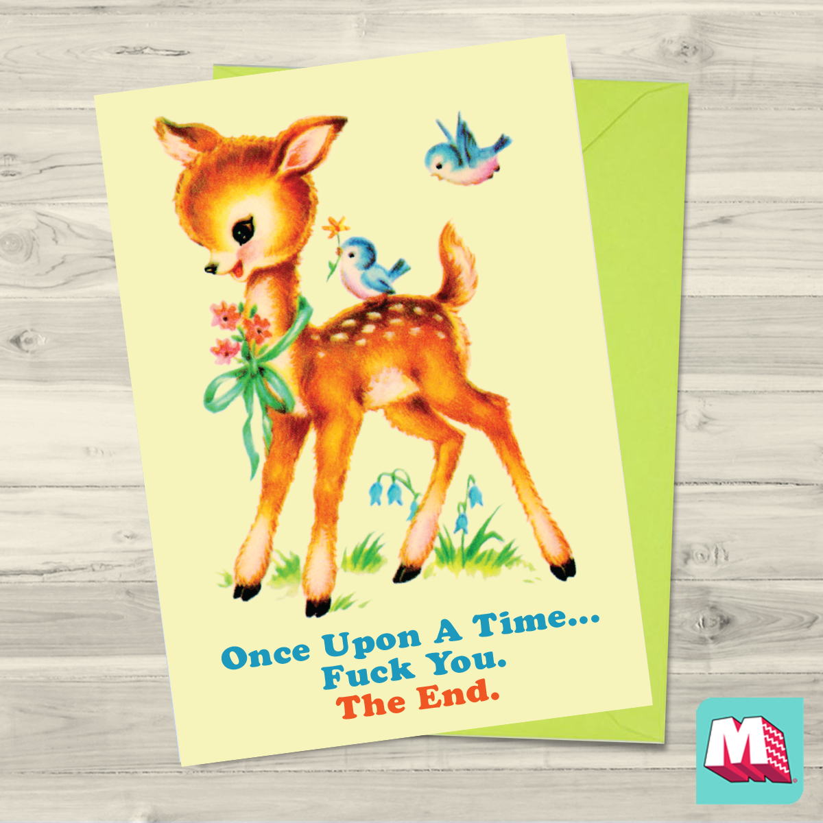 Fuck you. The End. Greeting Card — Maktus