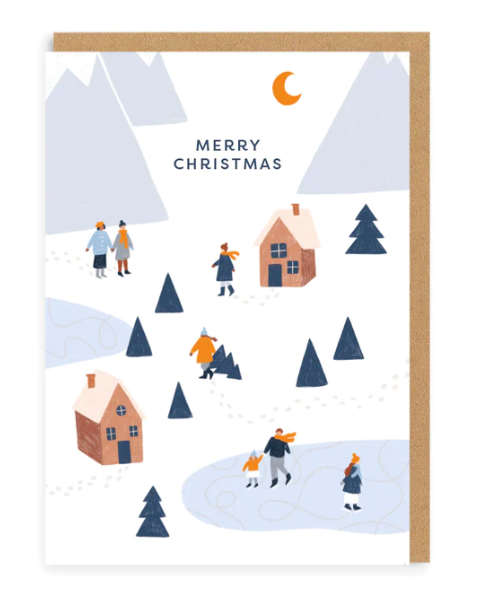 Tiny Town Christmas Card — Maktus