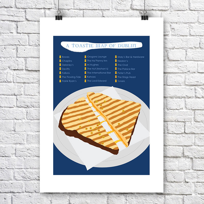 Maktus | Toastie Map A3 Poster